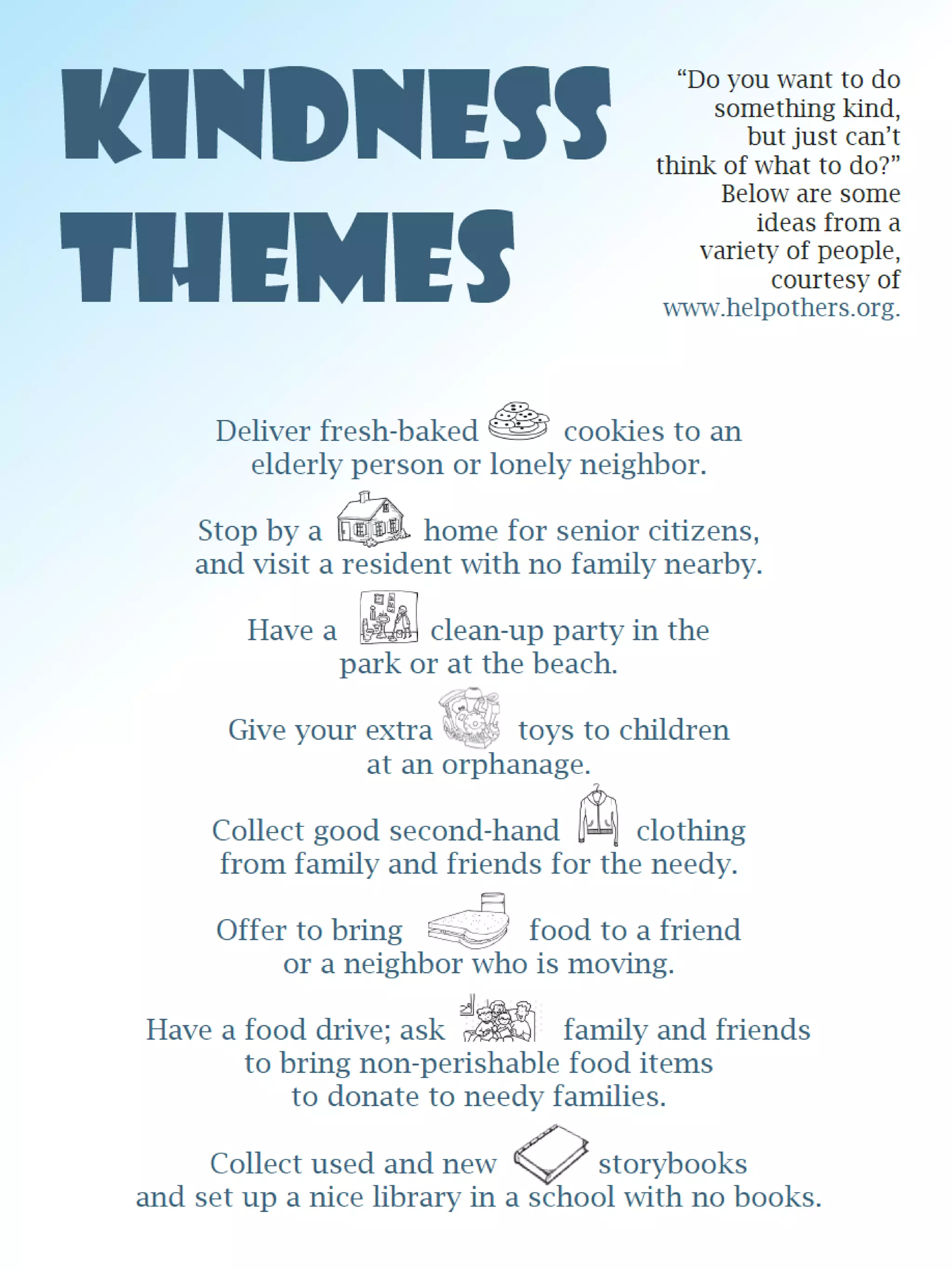 Kindness Themes | PDF