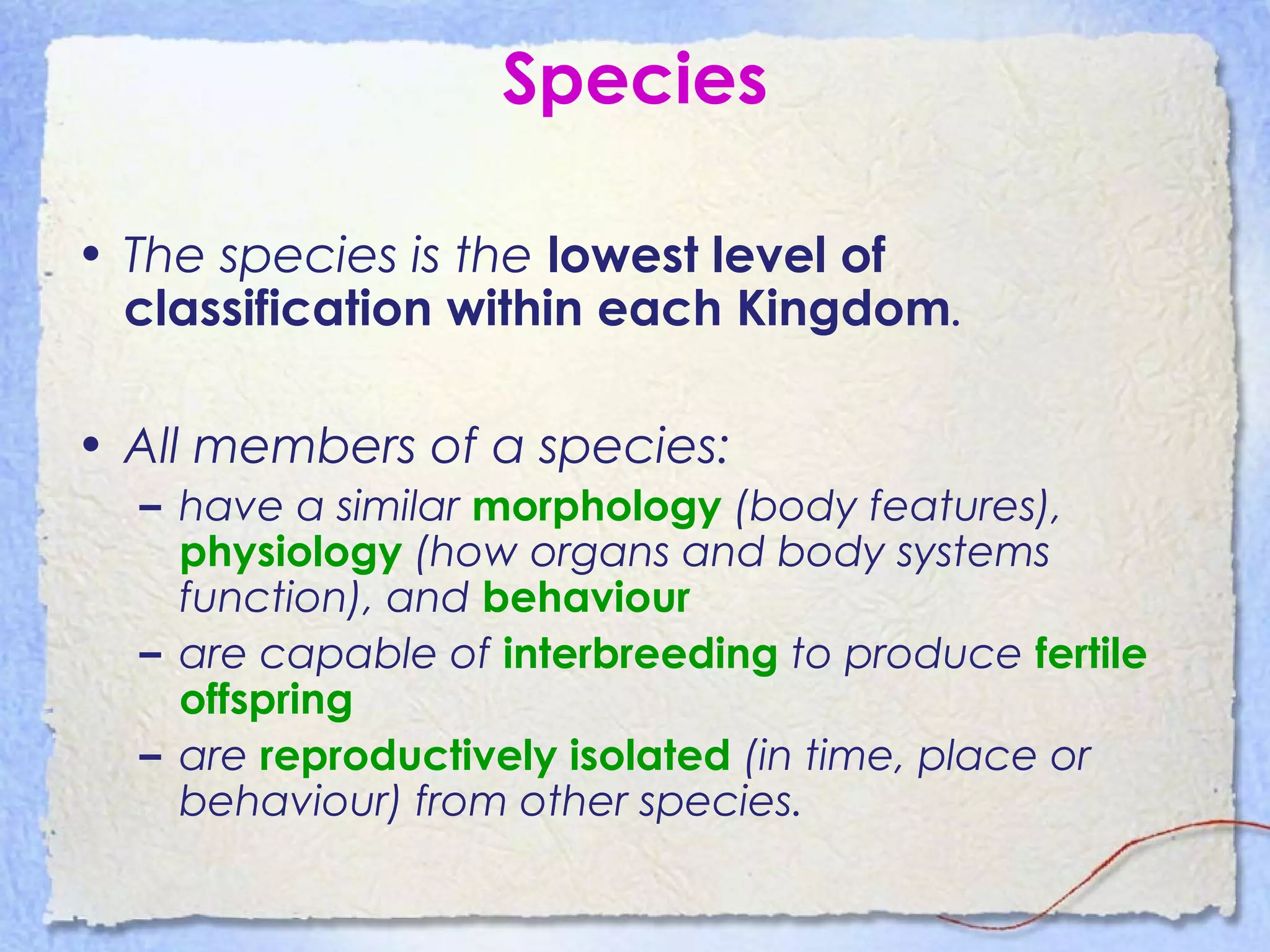 Kingdoms and classification | PPT