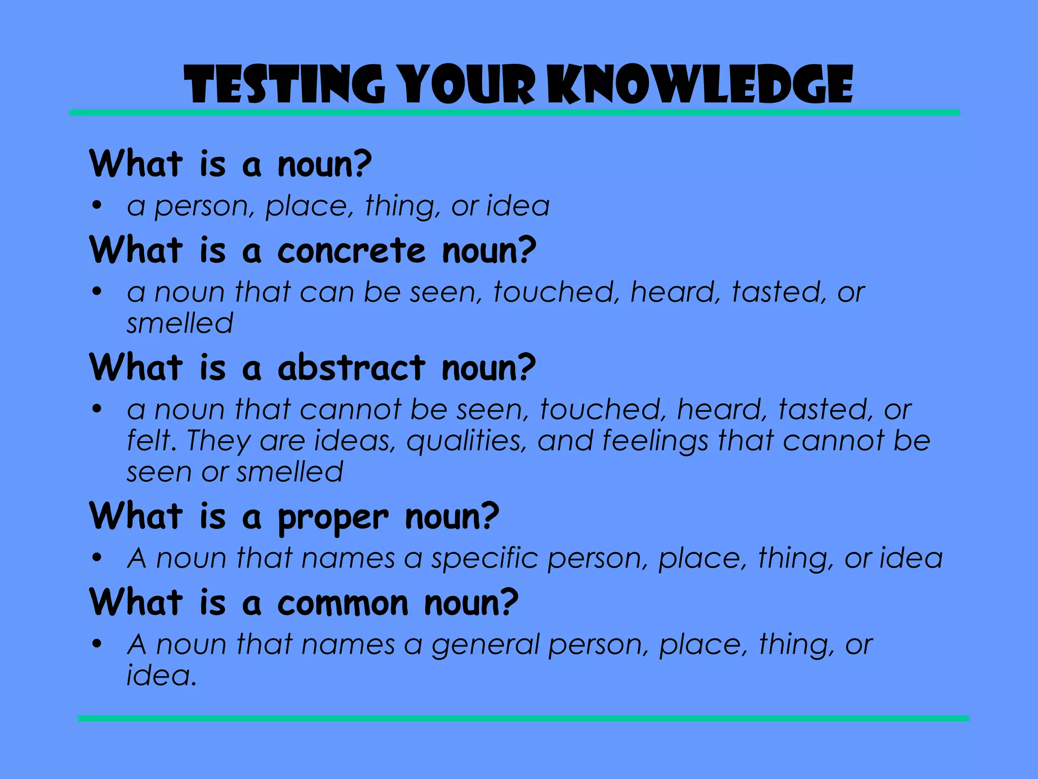 Kinds of-nouns | PPT