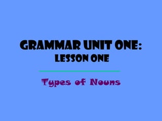 Kinds of-nouns | PPT