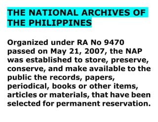 KINDS-OF-REPOSITORIES in Reading in Philippine history.docx