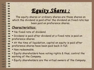 Kinds of-shares-legal-aspects | PPT