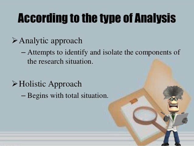 Kinds and Classification of Research