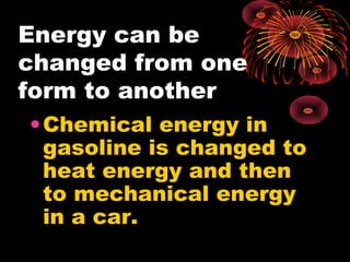 For 9th grade Physics, chapter 6 "Energy transformations and energy ...