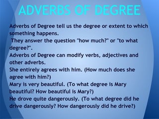 Kinds of adverbs | PPT