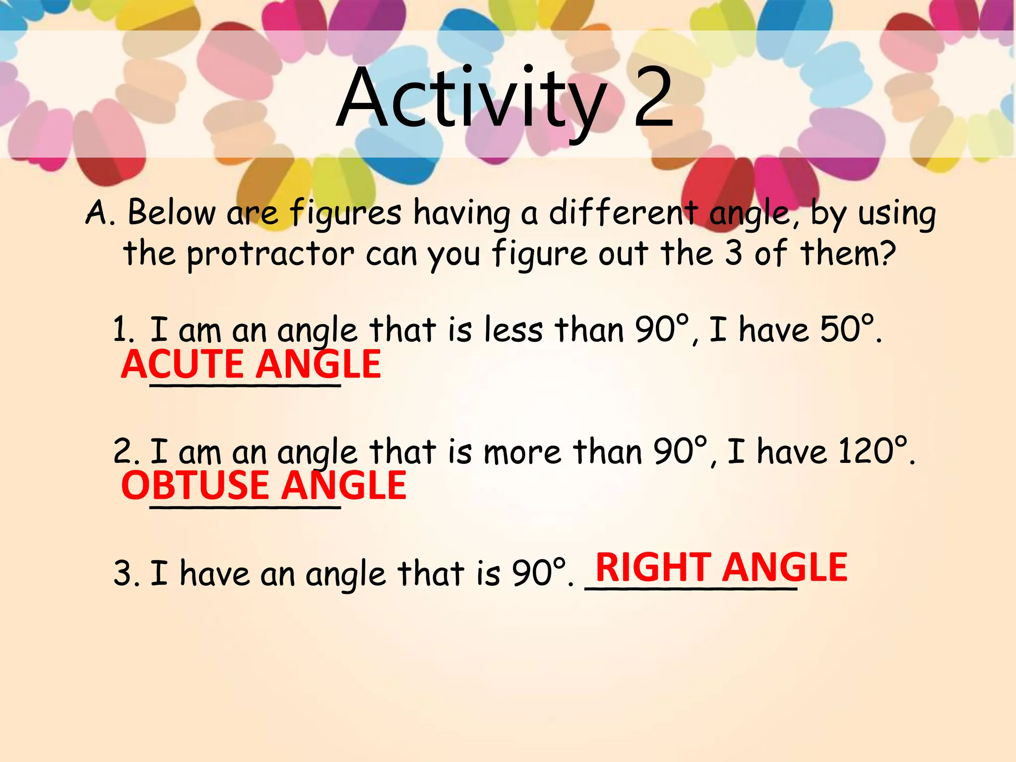 Kinds of Angles Grade 4 Mathematics 3rd Quarter | PPTX