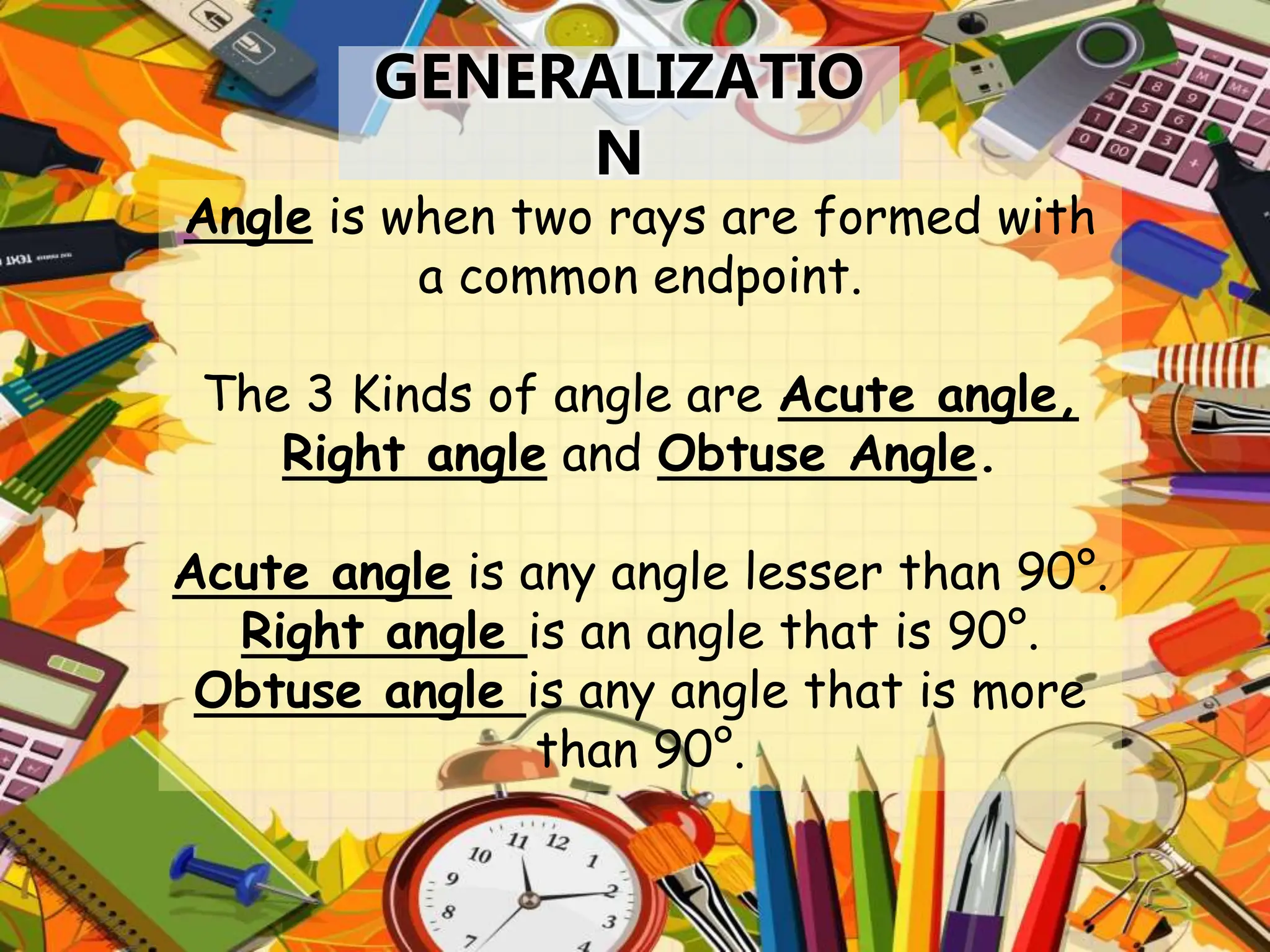 Kinds of Angles Grade 4 Mathematics 3rd Quarter | PPTX