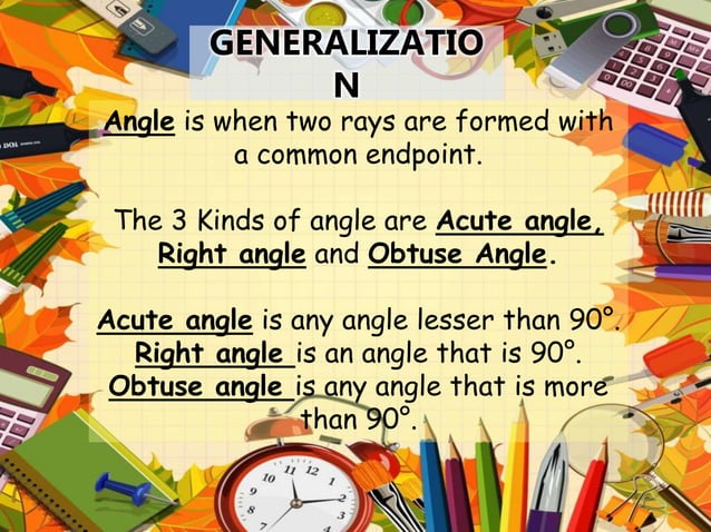 Kinds of Angles Grade 4 Mathematics 3rd Quarter | PPTX | Geography ...