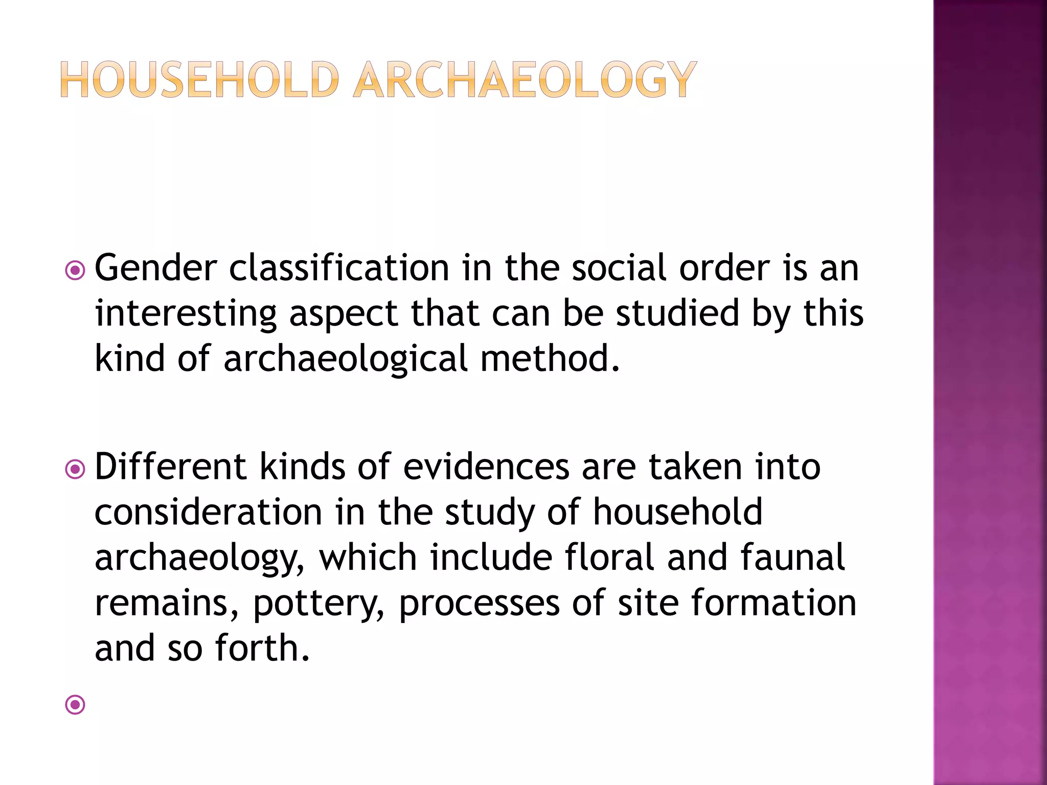 Kinds of archaeology | PPTX