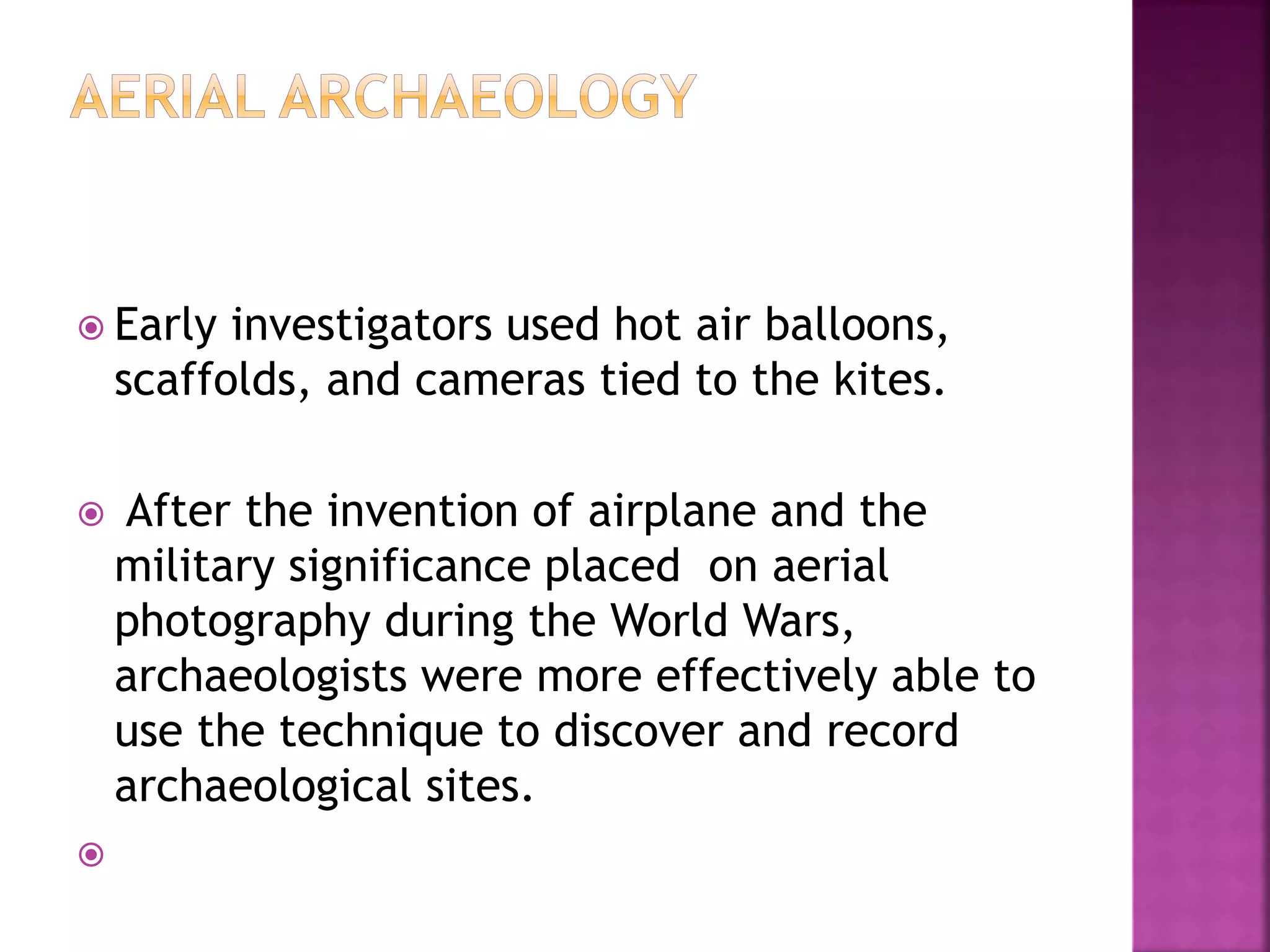 Kinds of archaeology | PPTX