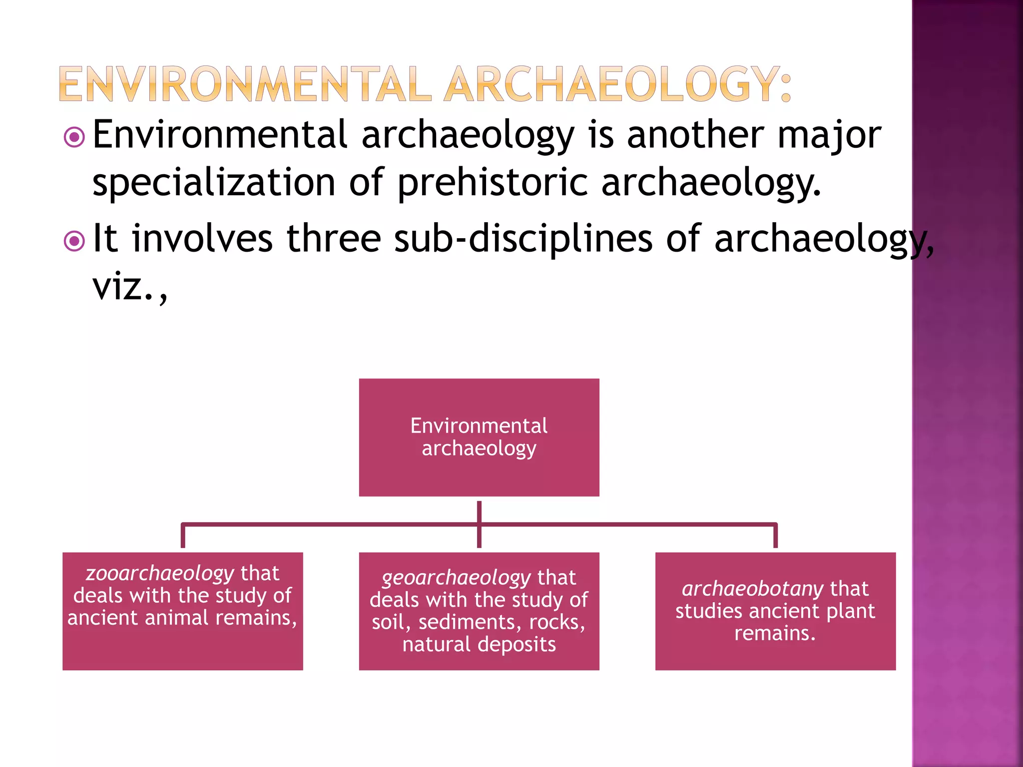 Kinds of archaeology | PPTX