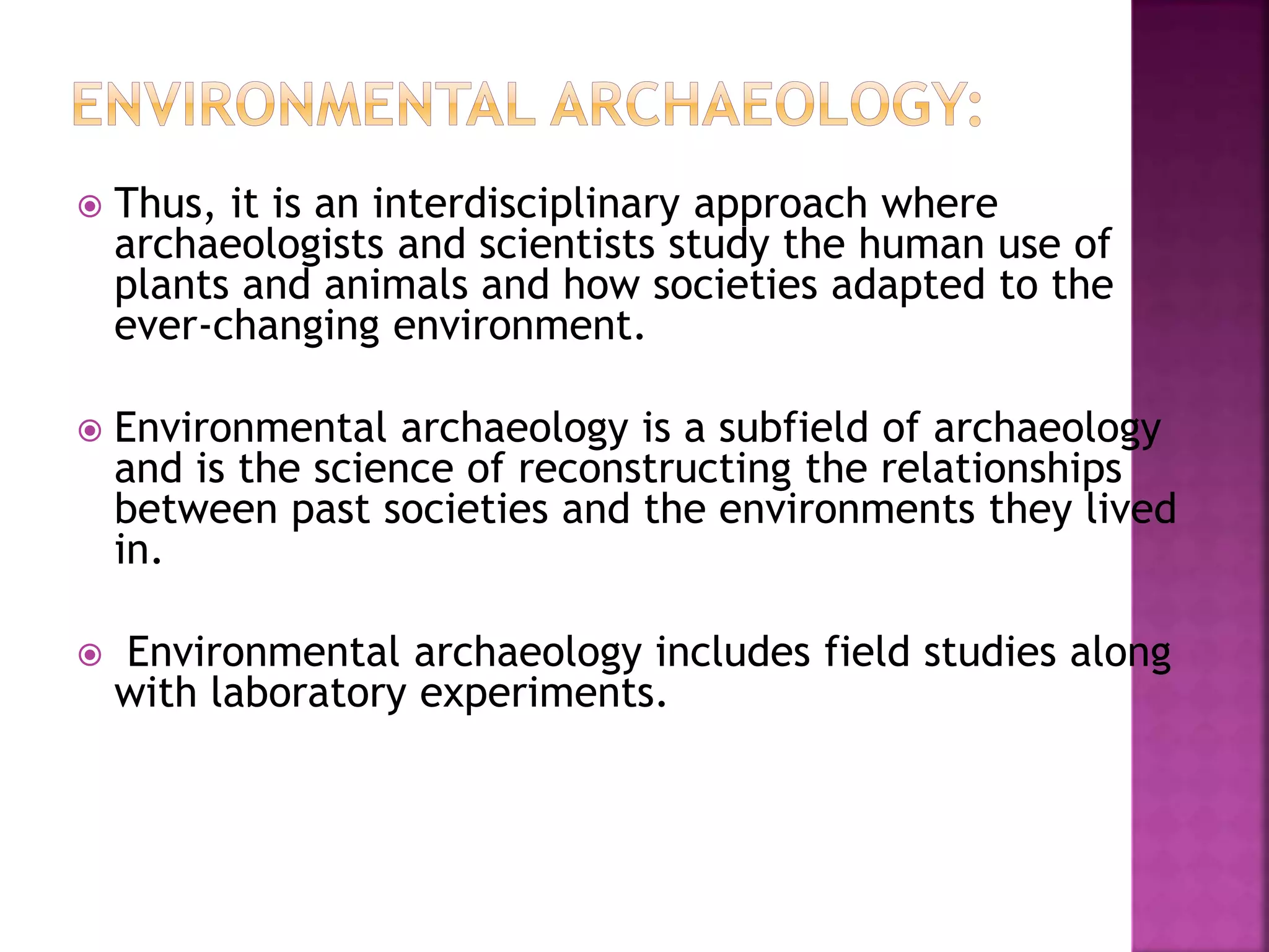 Kinds of archaeology | PPTX