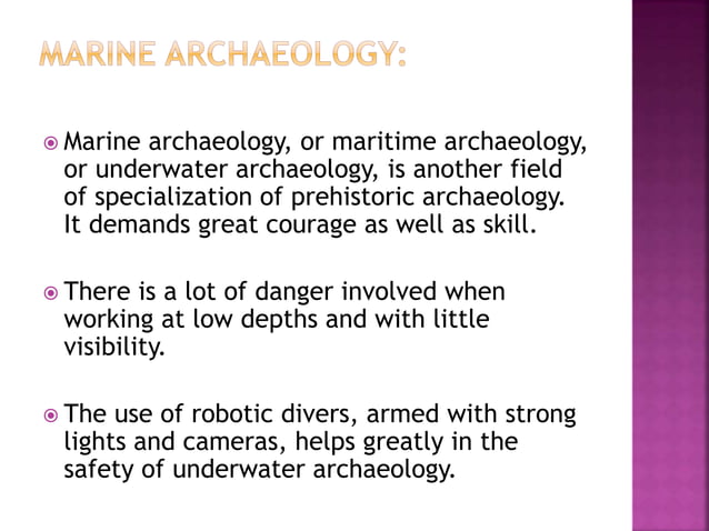 Kinds of archaeology | PPTX