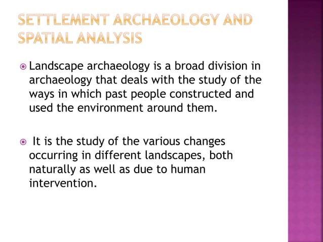 Kinds of archaeology | PPTX