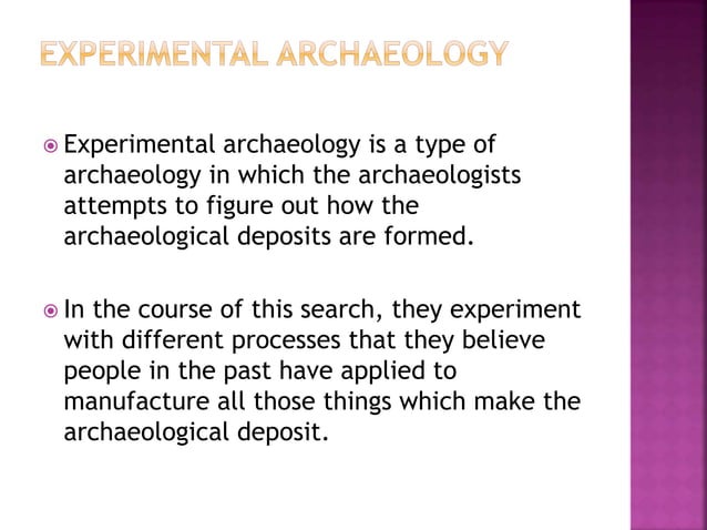 Kinds of archaeology | PPTX