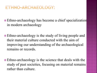 Kinds of archaeology | PPTX