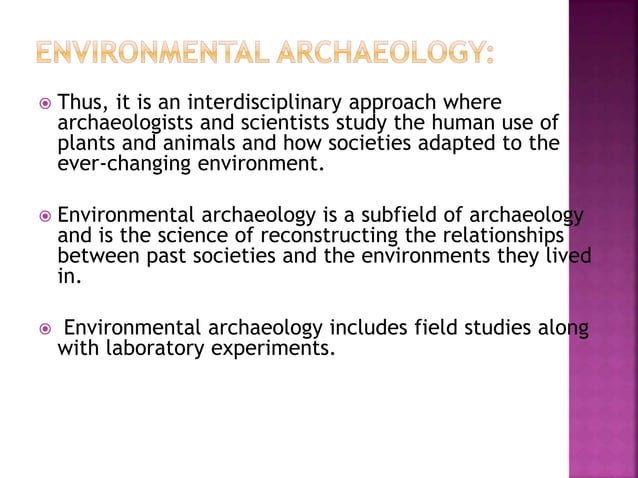 Kinds of archaeology | PPTX