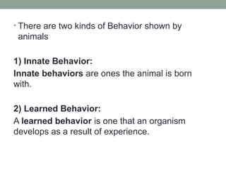 Kinds of Behavior (Innate Behavior).pptx