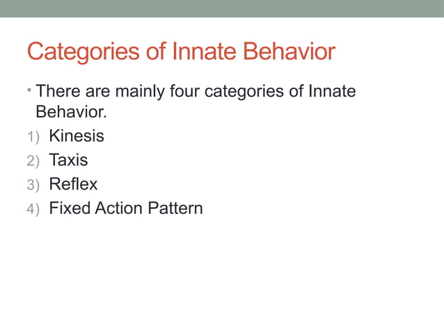Kinds of Behavior (Innate Behavior).pptx