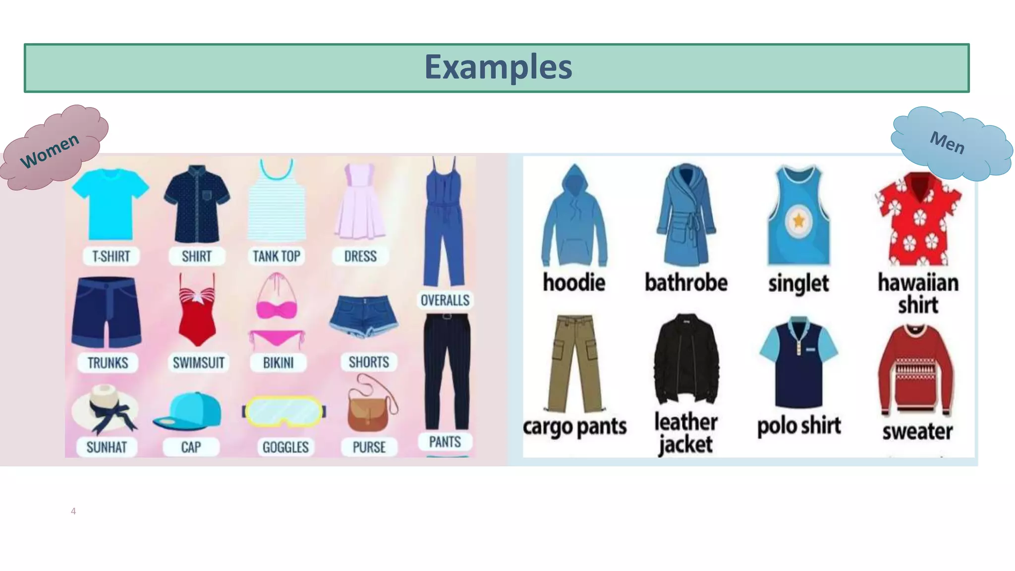 Kinds of clothes | PPTX