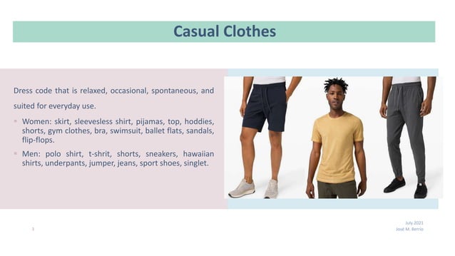 Kinds of clothes | PPTX