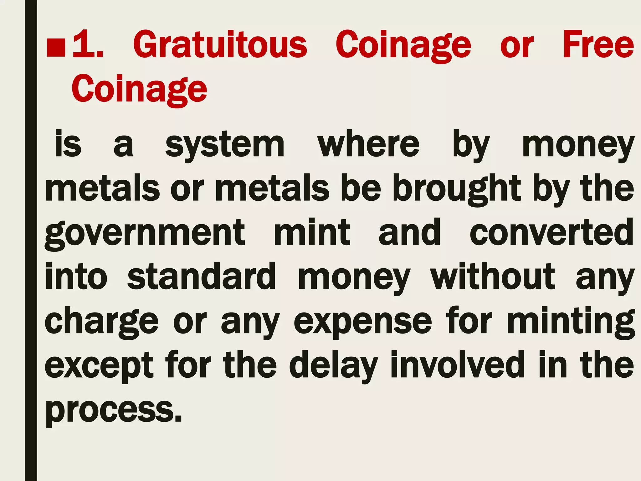 Kinds of coinage | PPTX