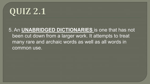 Kinds of Dictionaries for Reading and Writing Skills Subject | PPT