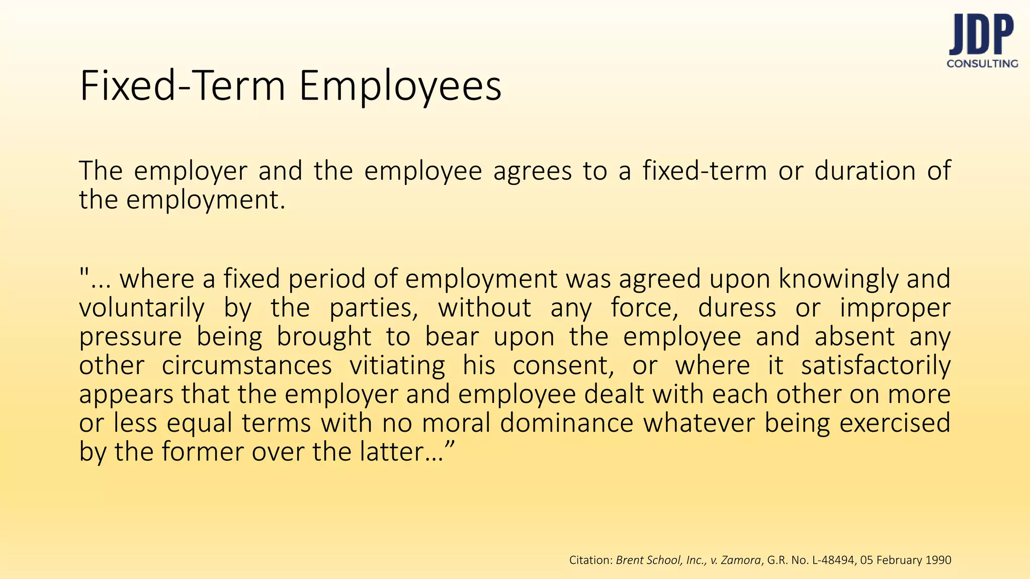 Kinds of Employees | PPTX