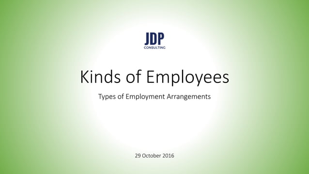 Kinds of Employees | PPTX | Human Resources | Business