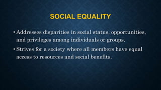 Kinds of Equality|Political Science|ppt presentation | PPTX