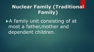 Kinds of family structures | PPTX | Adoption and Fostering | Parenting