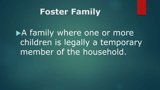 Kinds of family structures | PPTX