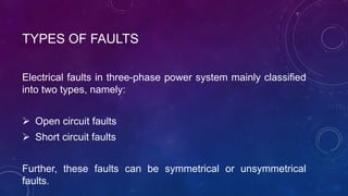 Kinds of Faults in the power system.pptx