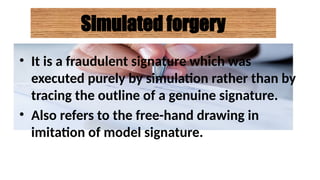 Kinds of forgrey in forensic science.pptx