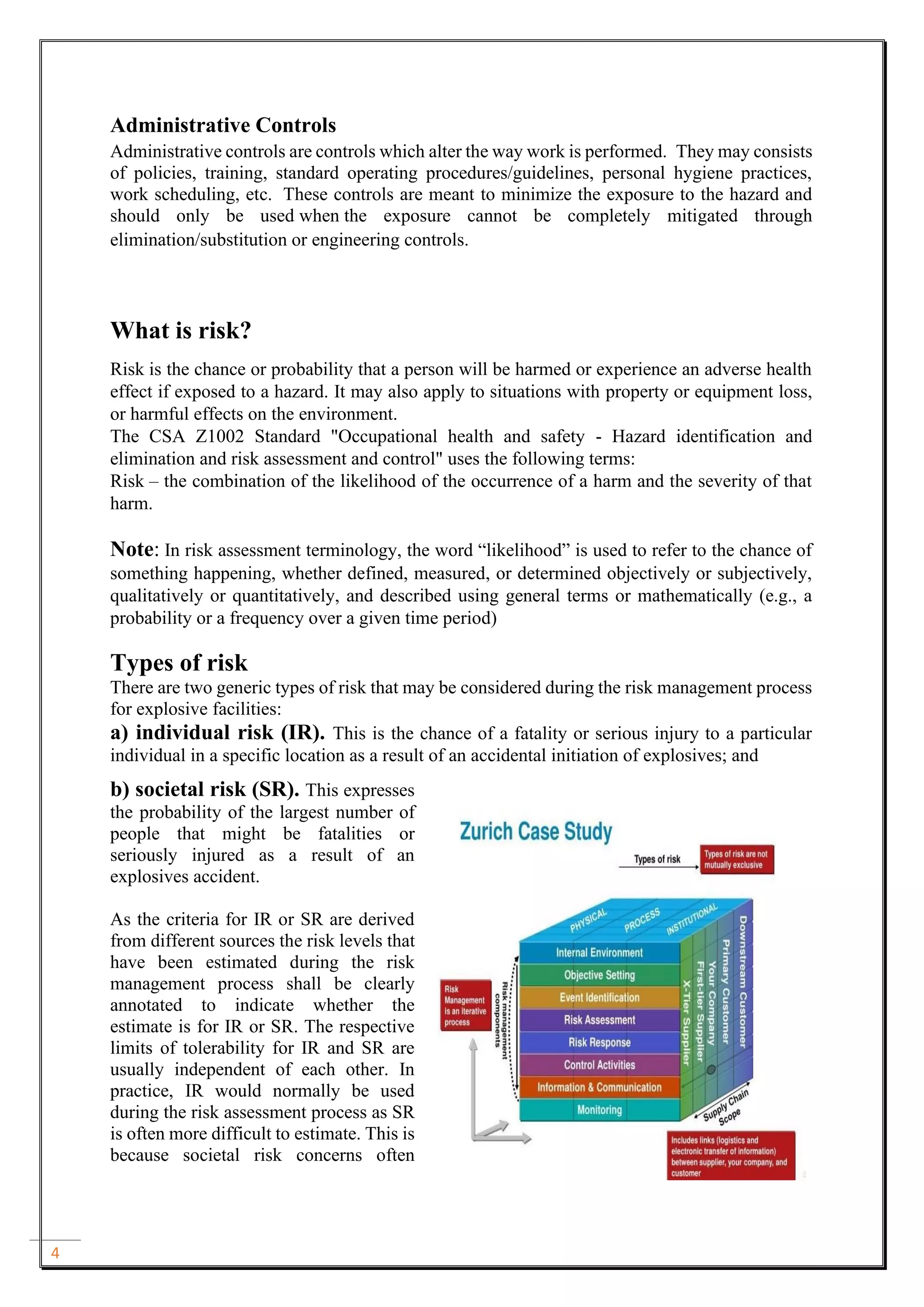 Kinds of hazard and risk management | PDF