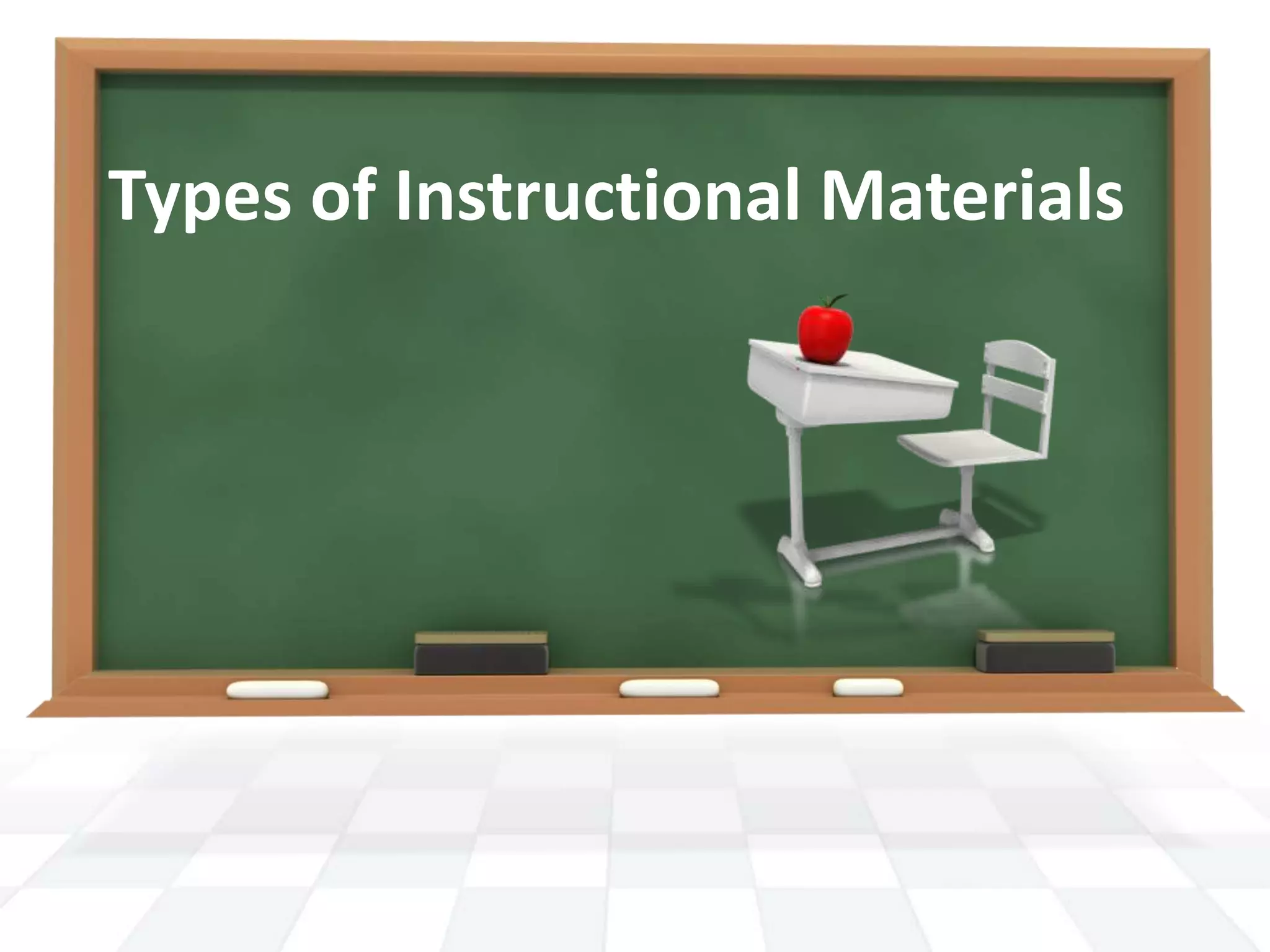 Kinds of instructional materials | PPTX