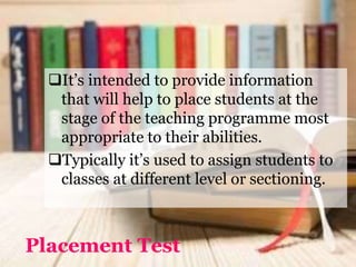 Kinds of Language Tests | PPTX