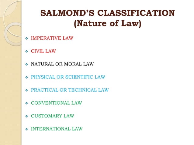 KINDS OF LAW.pptx | Legal Services Industry | Industries