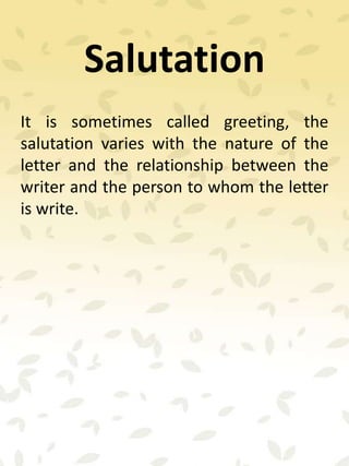 Kinds of letter | PPTX