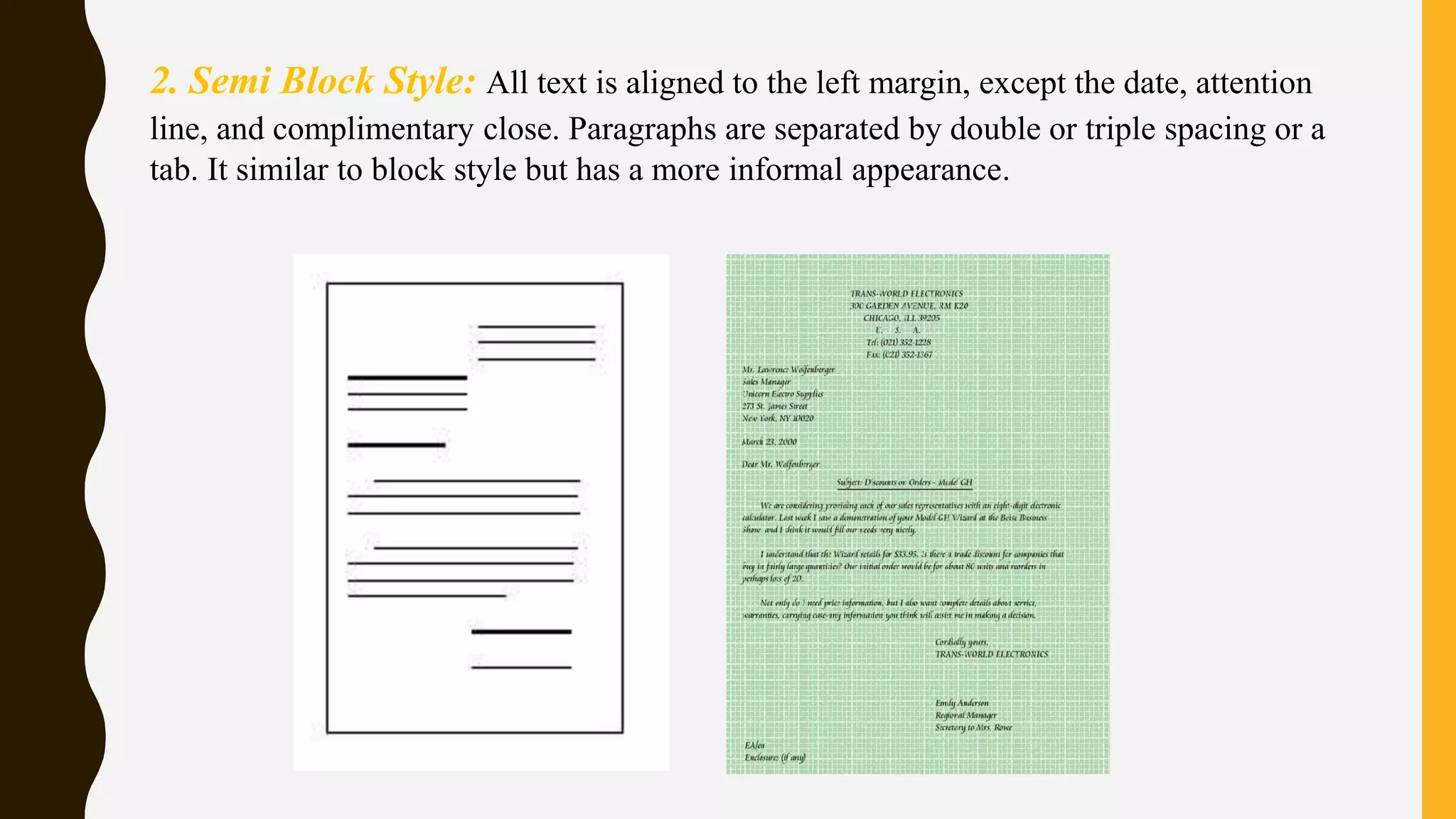 ENGLISH CORRESPONDENCE KINDS OF LETTERS | PPTX