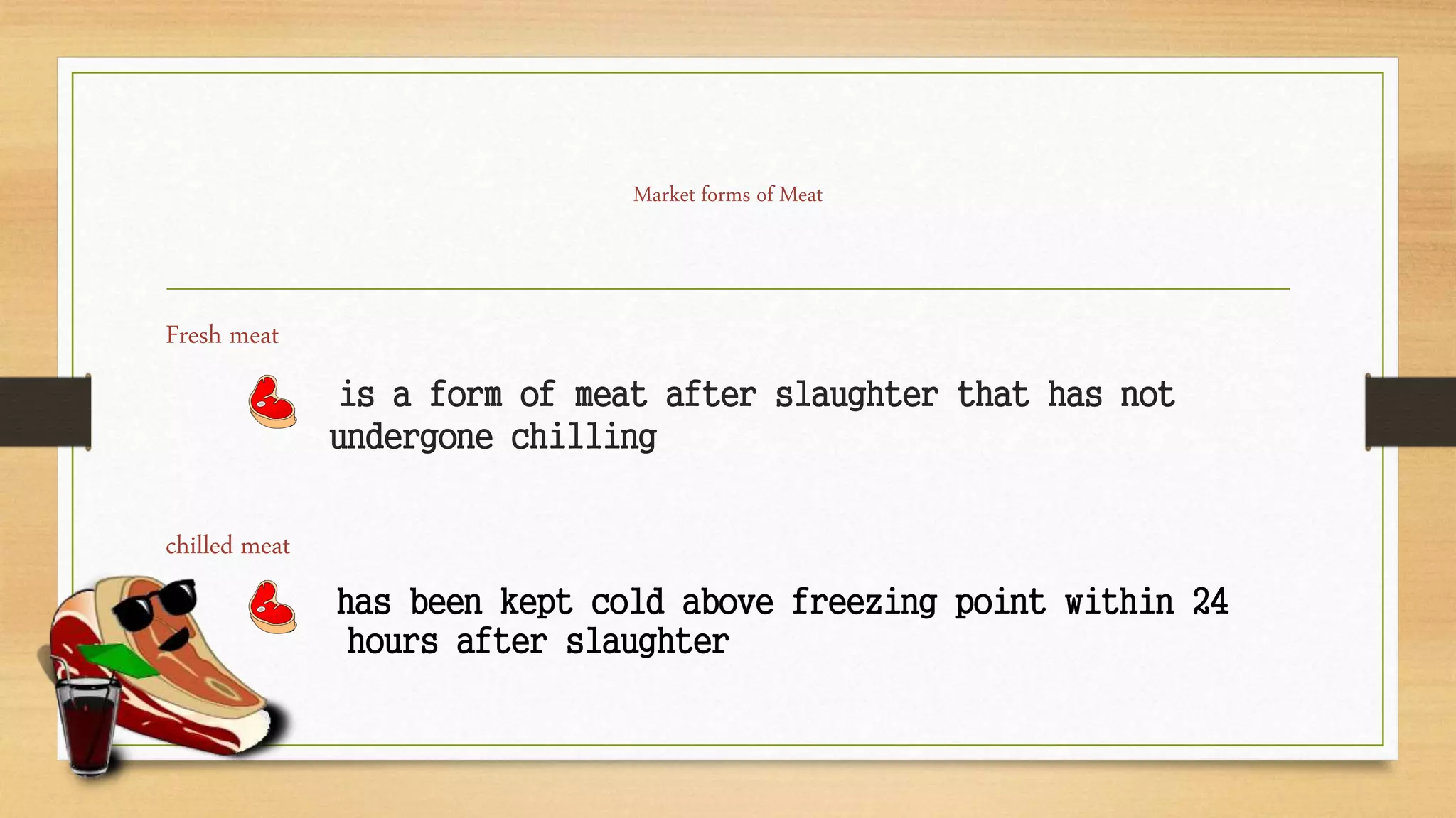 Kinds of meat | PPTX