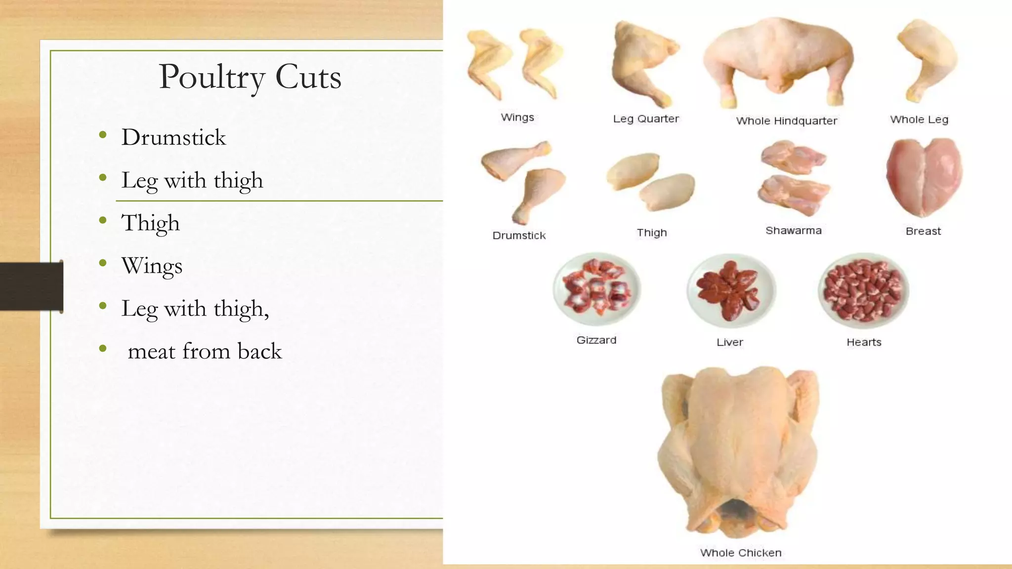 Kinds of meat | PPTX