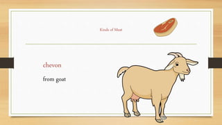 Kinds of meat | PPTX