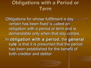 Kinds of judicial obligation | PPT