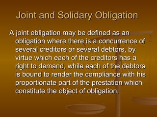 Kinds of judicial obligation | PPT