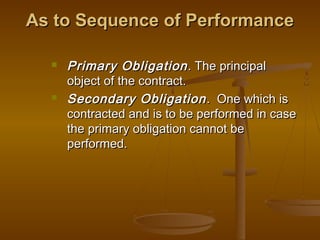 Kinds of judicial obligation | PPT