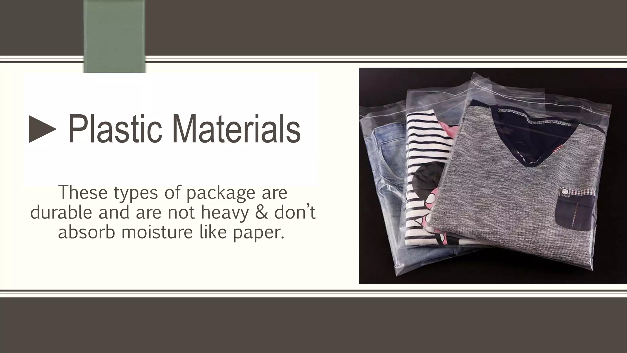 Kinds of packaging materials | PPTX