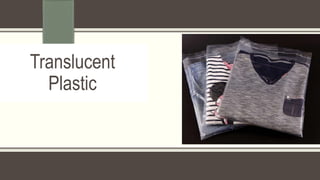 Kinds of packaging materials | PPTX