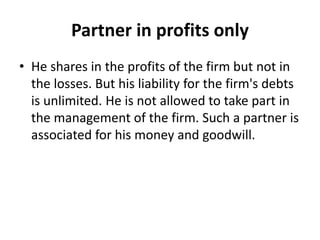 Kinds of partnership | PPTX