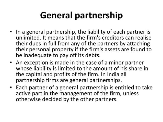 Kinds of partnership | PPTX